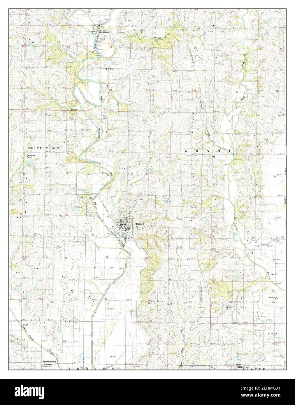 Barnard, Missouri, map 1984, 1:24000, United States of America by ...