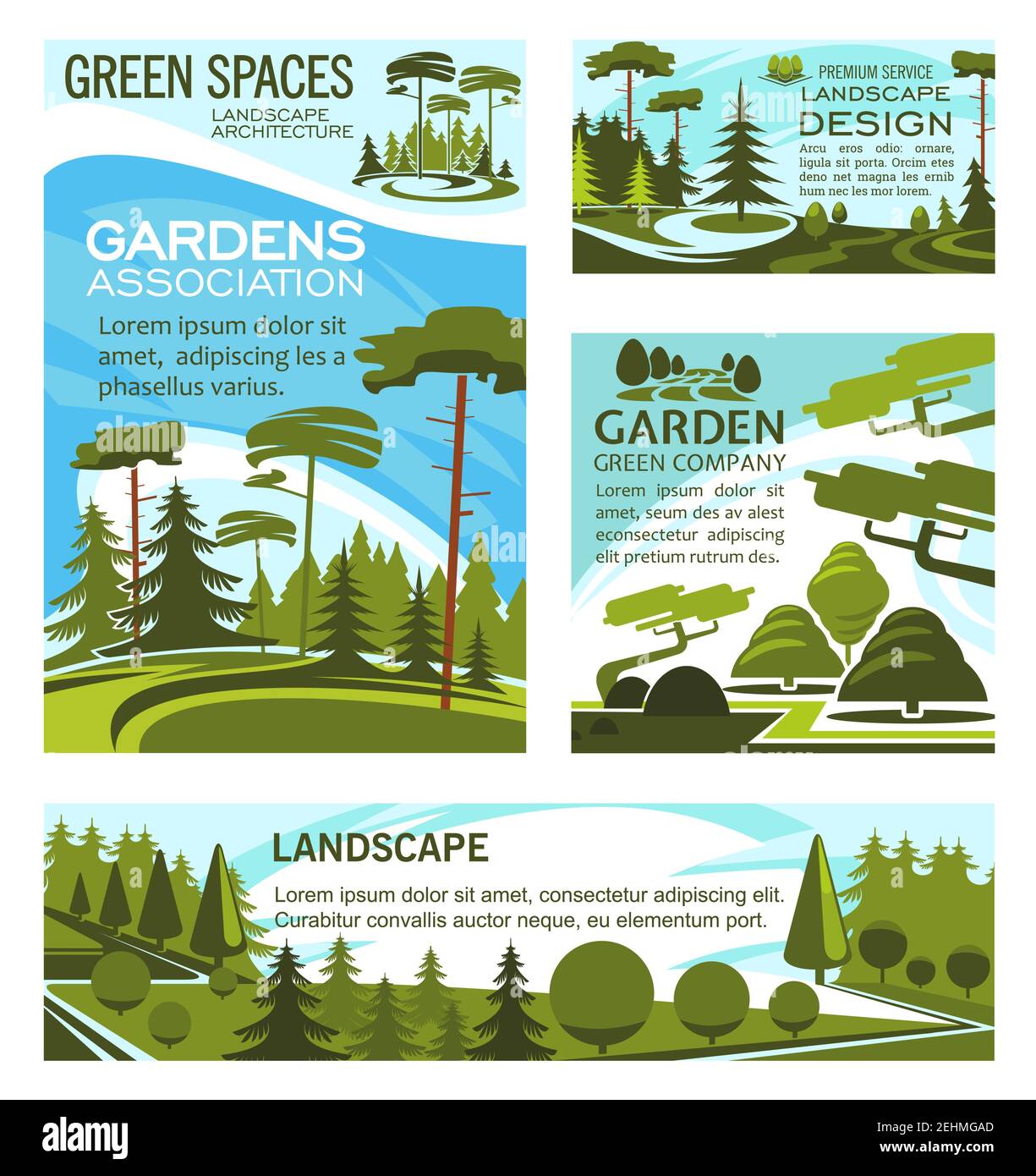 Planting trees for wildlife Stock Vector Images - Alamy