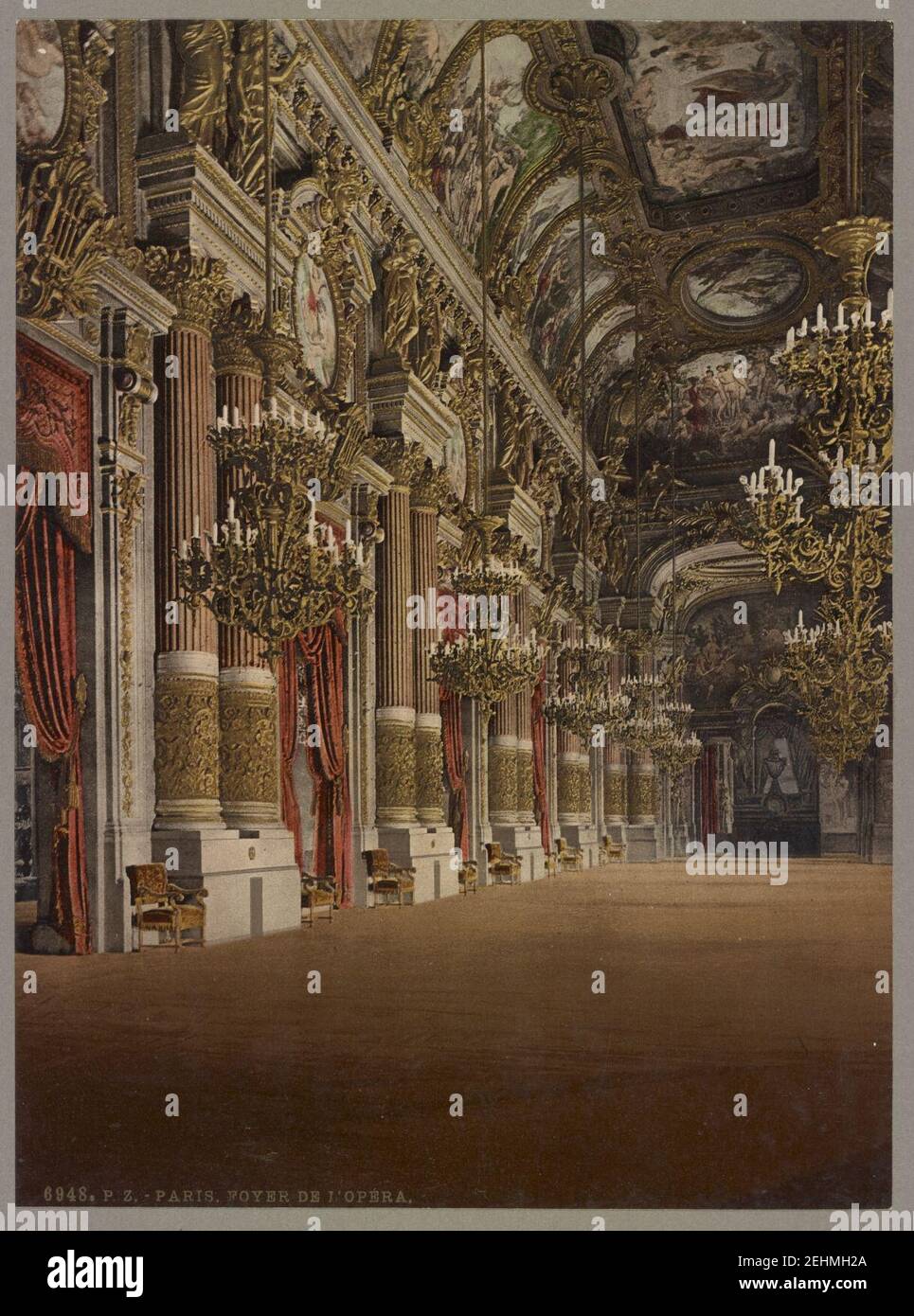 Paris, Foyer de L'Opera Stock Photo - Alamy