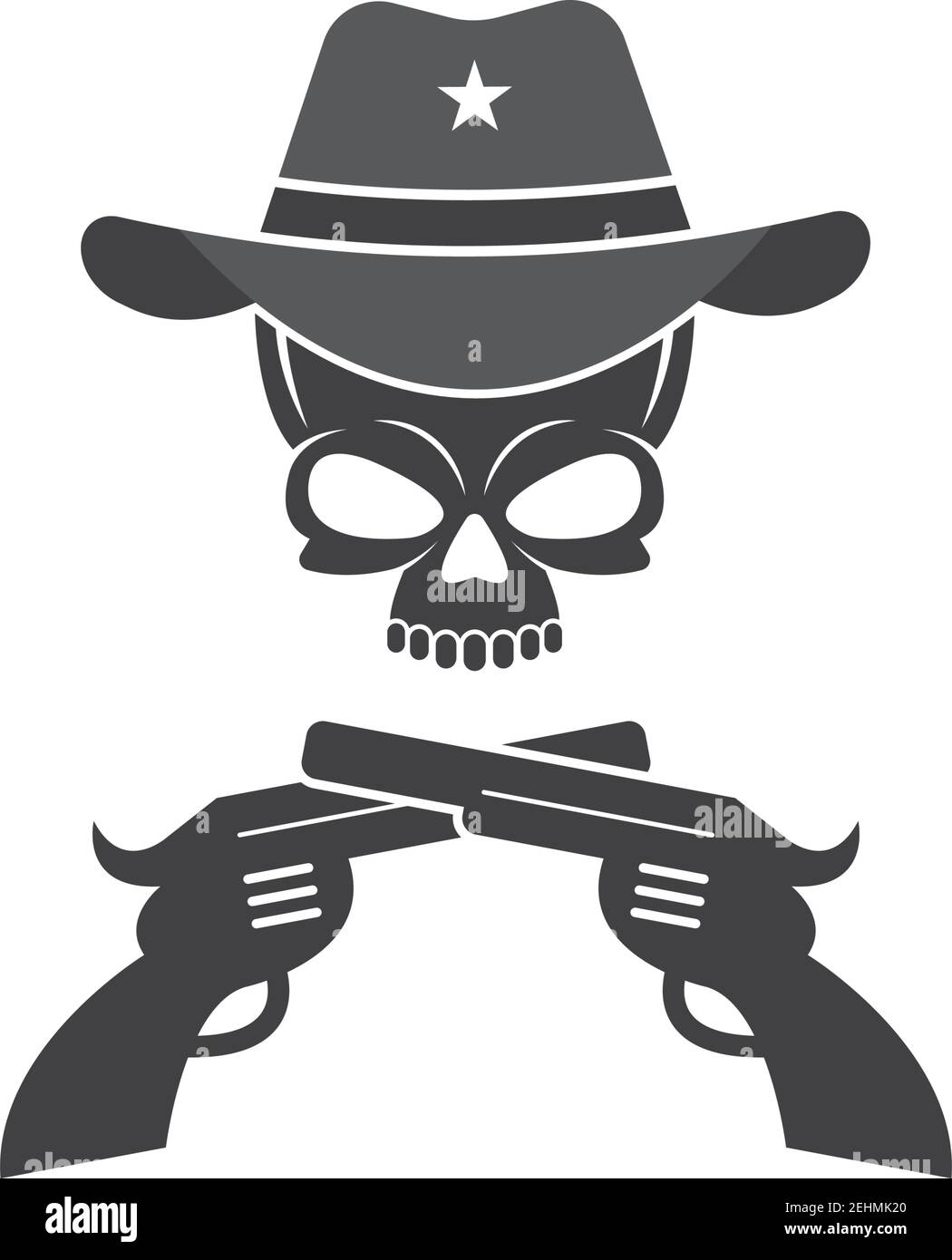 Cowboy bones Stock Vector Images - Alamy