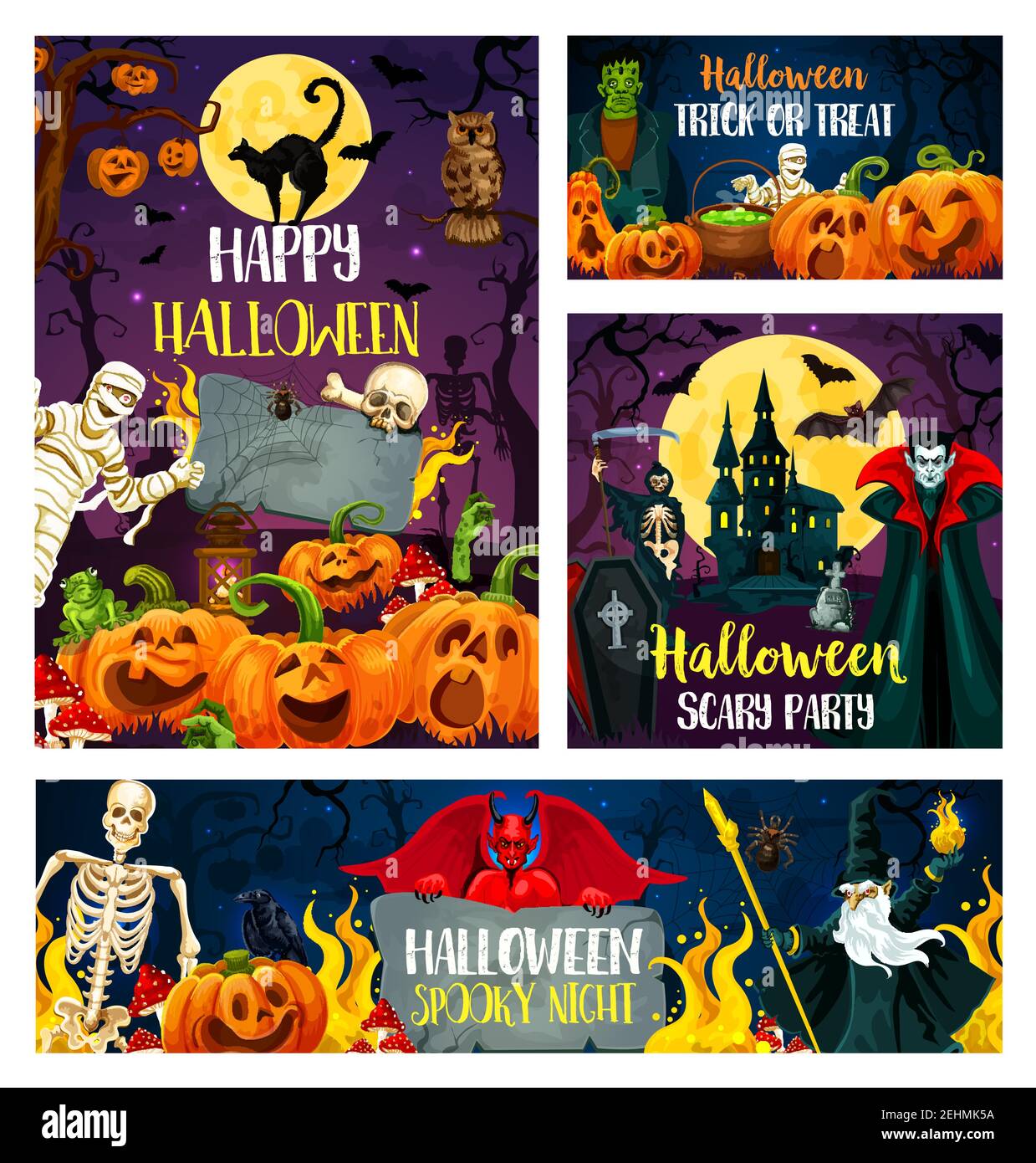 Spider spide Stock Vector Images - Alamy