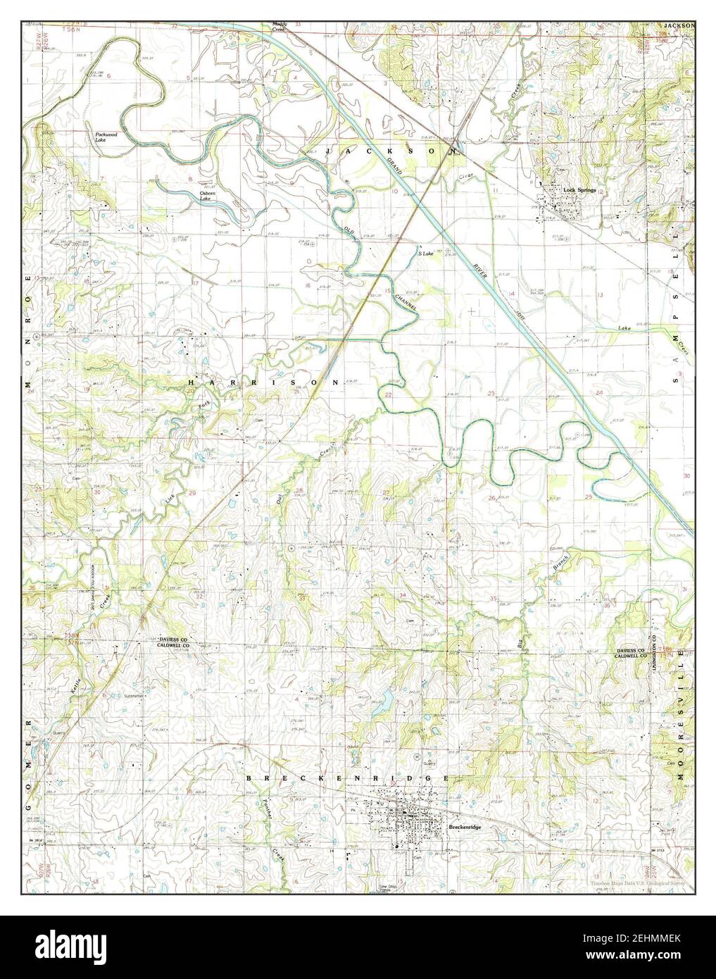 Breckenridge map hi-res stock photography and images - Alamy