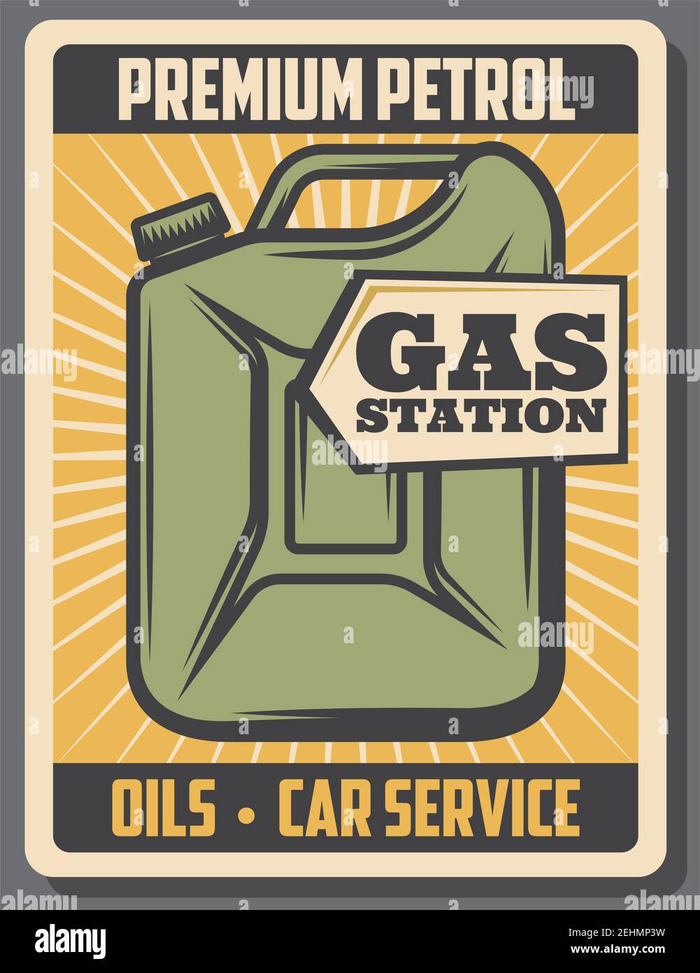Vintage gas station price sign Stock Vector Images - Alamy