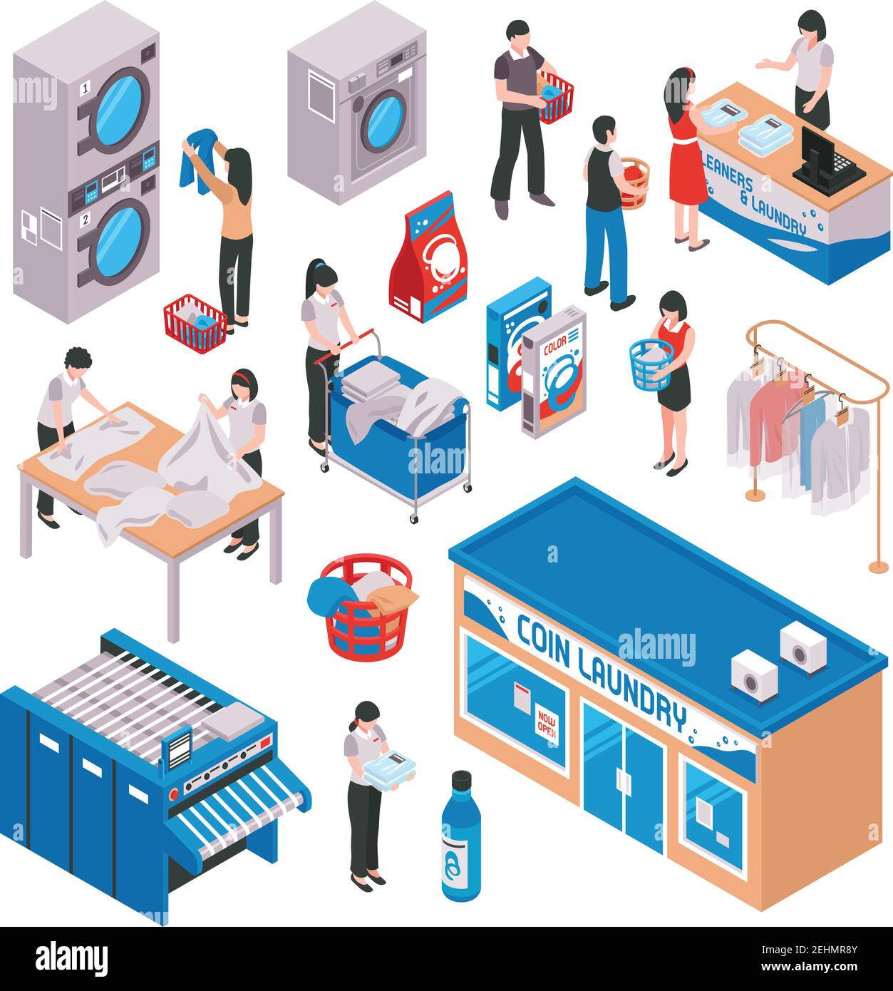 Dry cleaners shop Stock Vector Images - Alamy