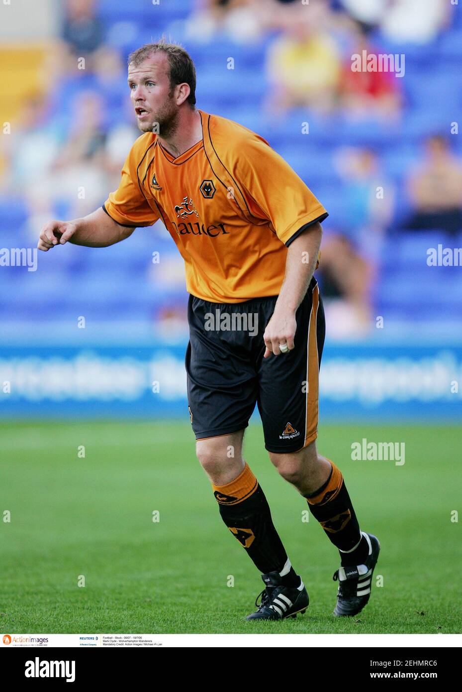 Sport football action mark clyde hi-res stock photography and images ...