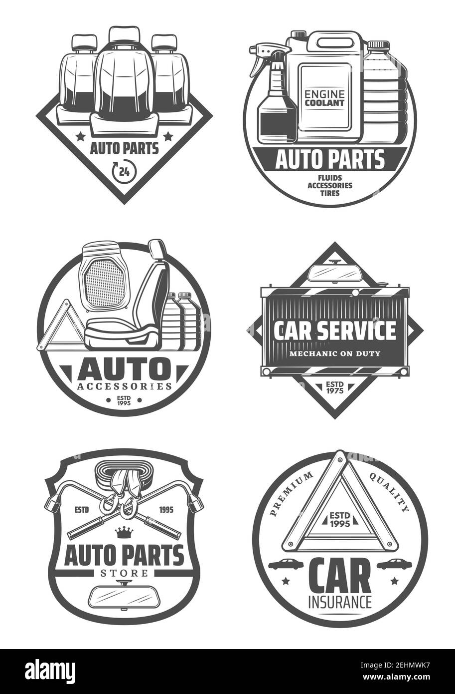 Auto Parts Store Logo