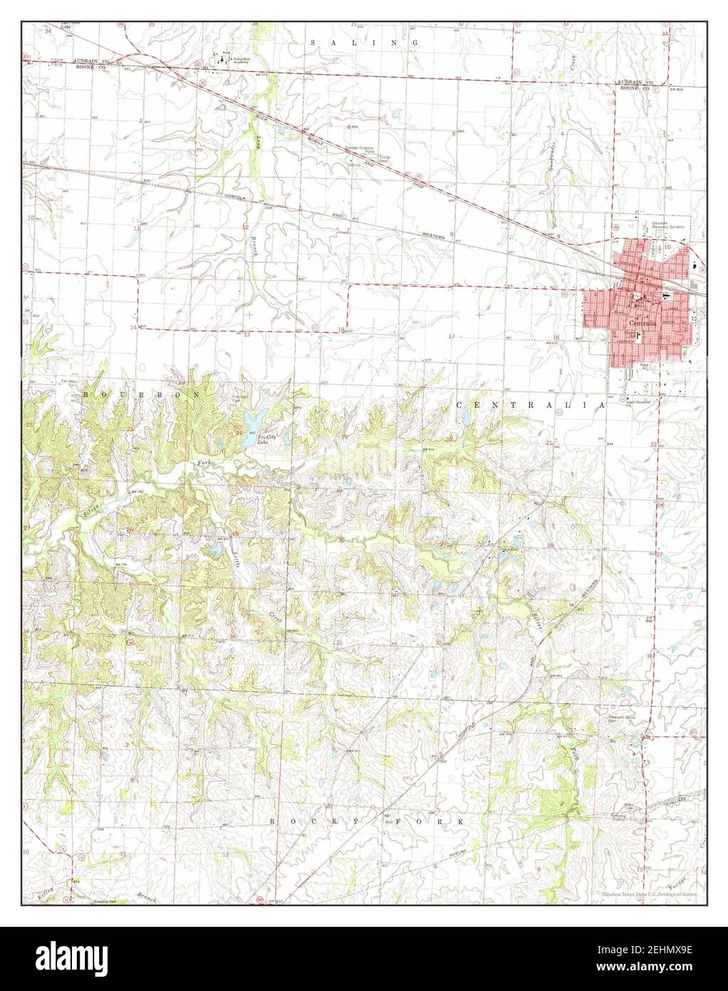 Centralia map hi-res stock photography and images - Alamy