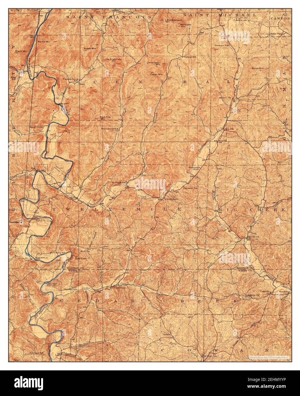 Map of coldwater missouri hi-res stock photography and images - Alamy