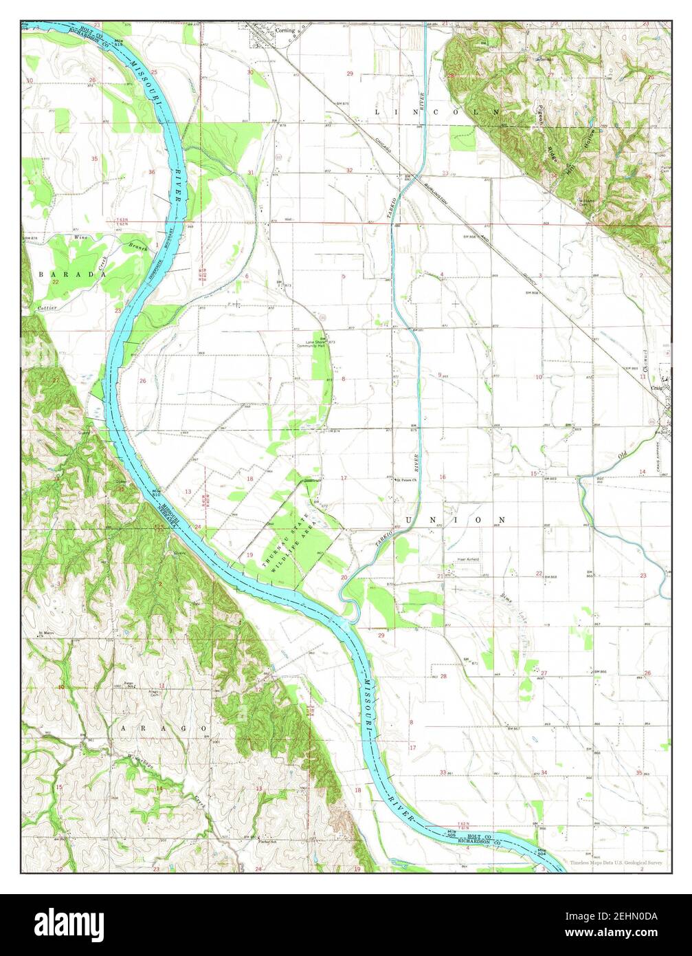 Map of corning hi-res stock photography and images - Alamy