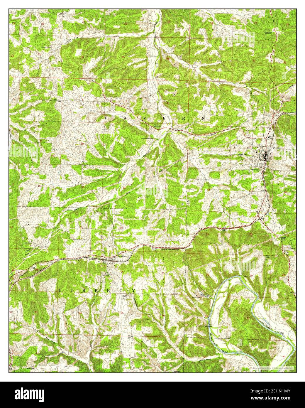 Crocker, Missouri, map 1954, 1:24000, United States of America by ...