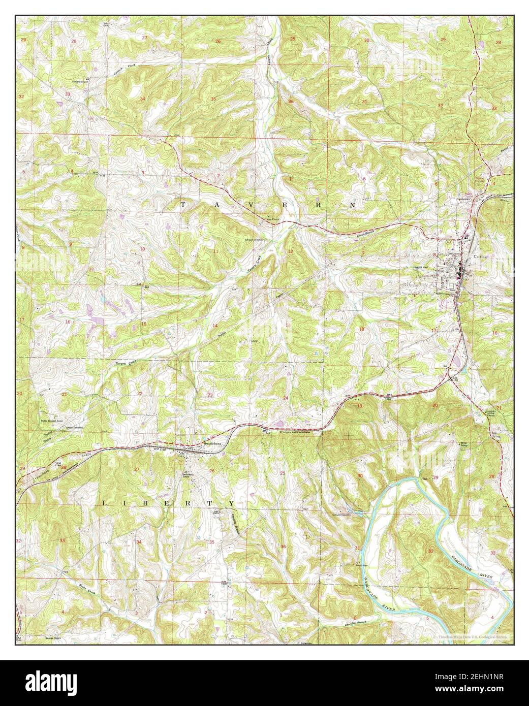 Crocker, Missouri, map 1954, 1:24000, United States of America by ... Crocker, Missouri, map 1954, 1:24000, United States of America by ...