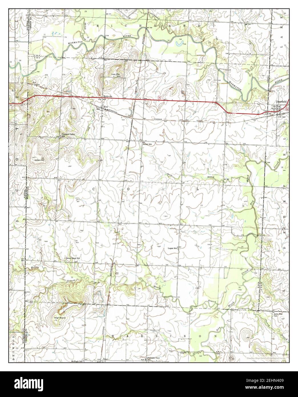Map of deerfield hi-res stock photography and images - Alamy