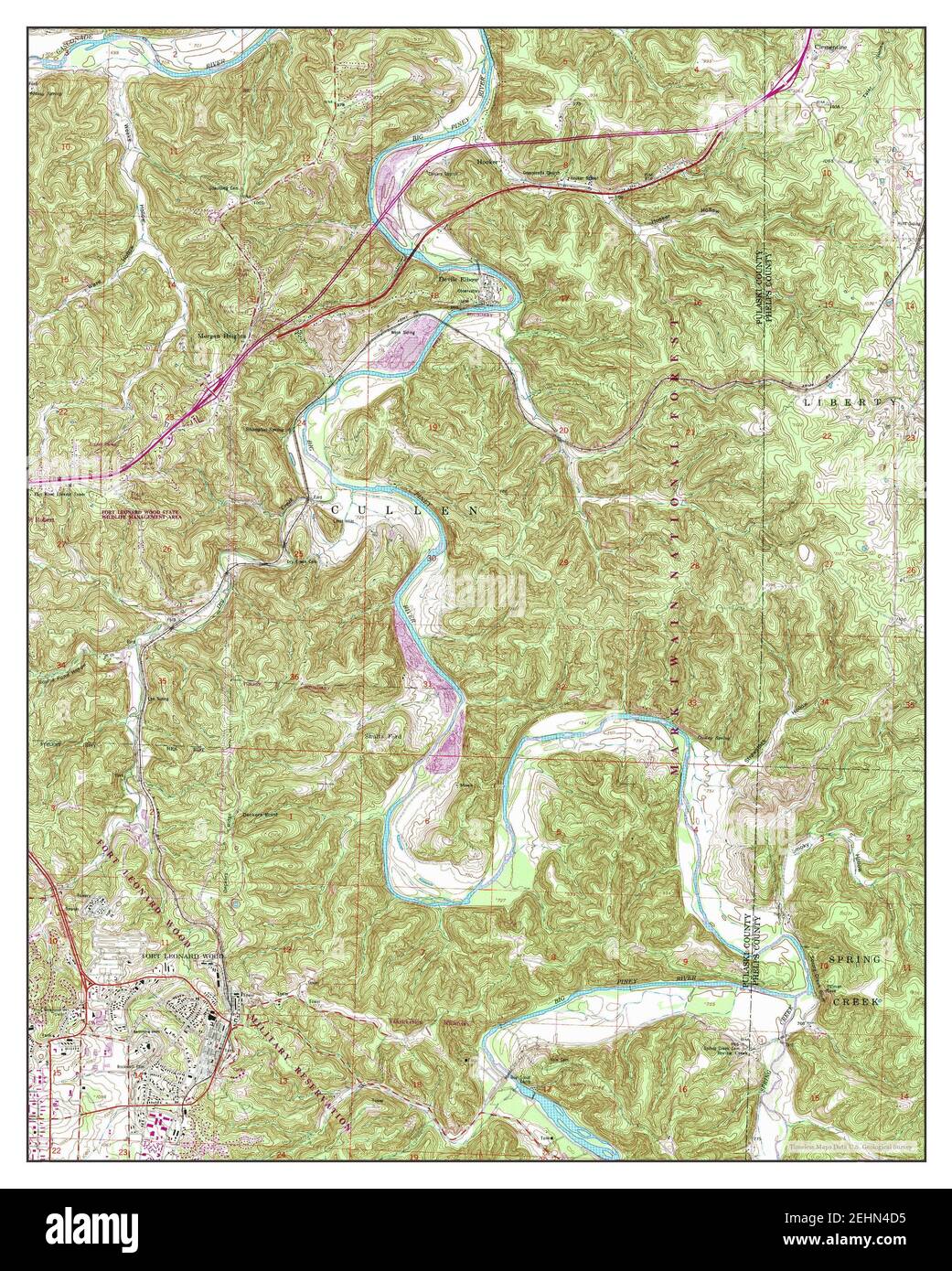 Map Of Elbow Cut Out Stock Images & Pictures - Alamy