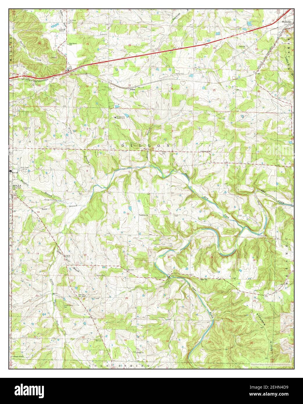 Map of dillon Cut Out Stock Images & Pictures - Alamy