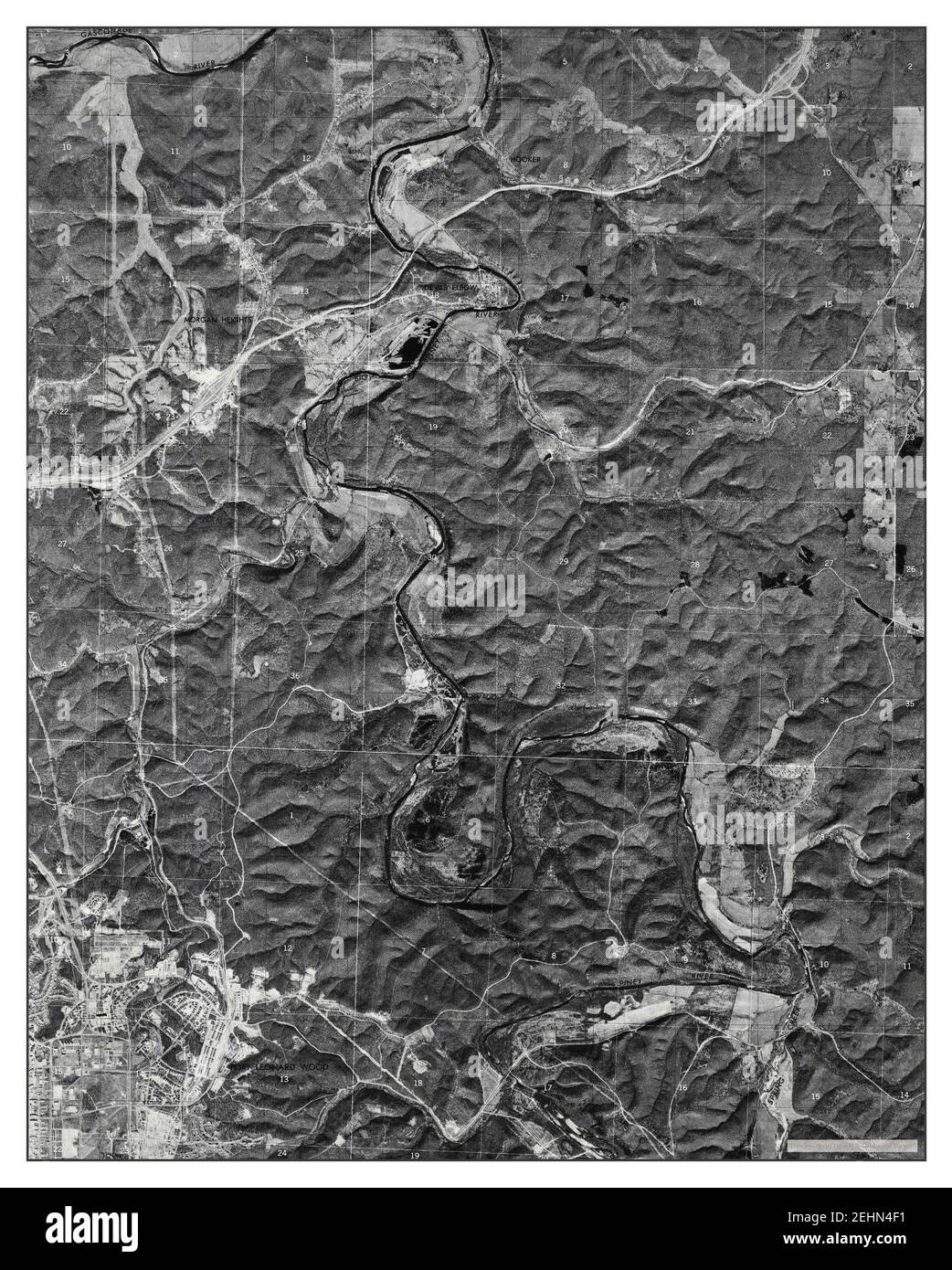 Map Of Elbow Cut Out Stock Images & Pictures - Alamy