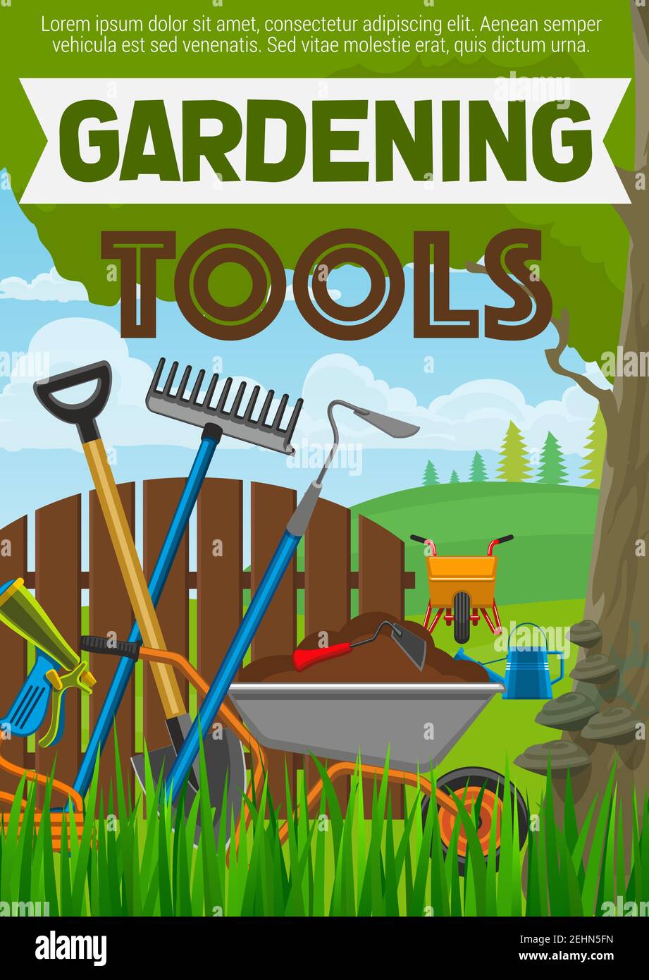 Wheelbarrow with forks Stock Vector Images - Alamy