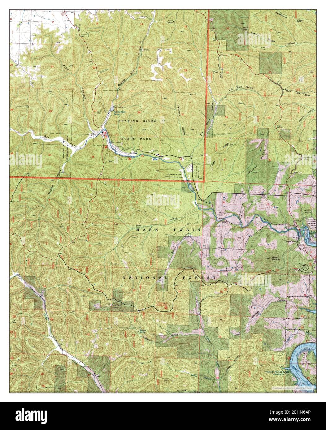 Eagle Rock, Missouri, map 1999, 1:24000, United States of America by ...