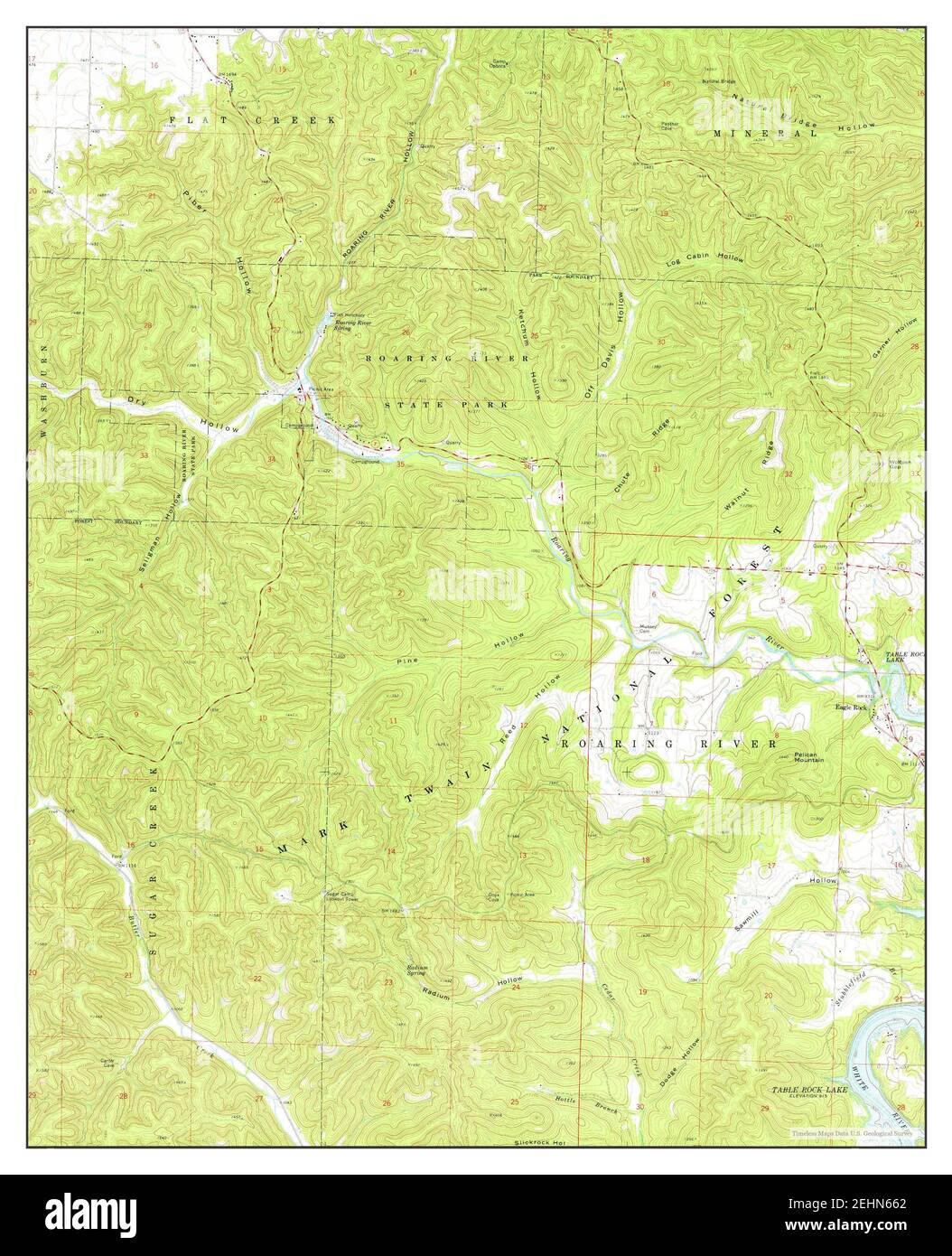 Eagle Rock, Missouri, map 1974, 1:24000, United States of America by ...