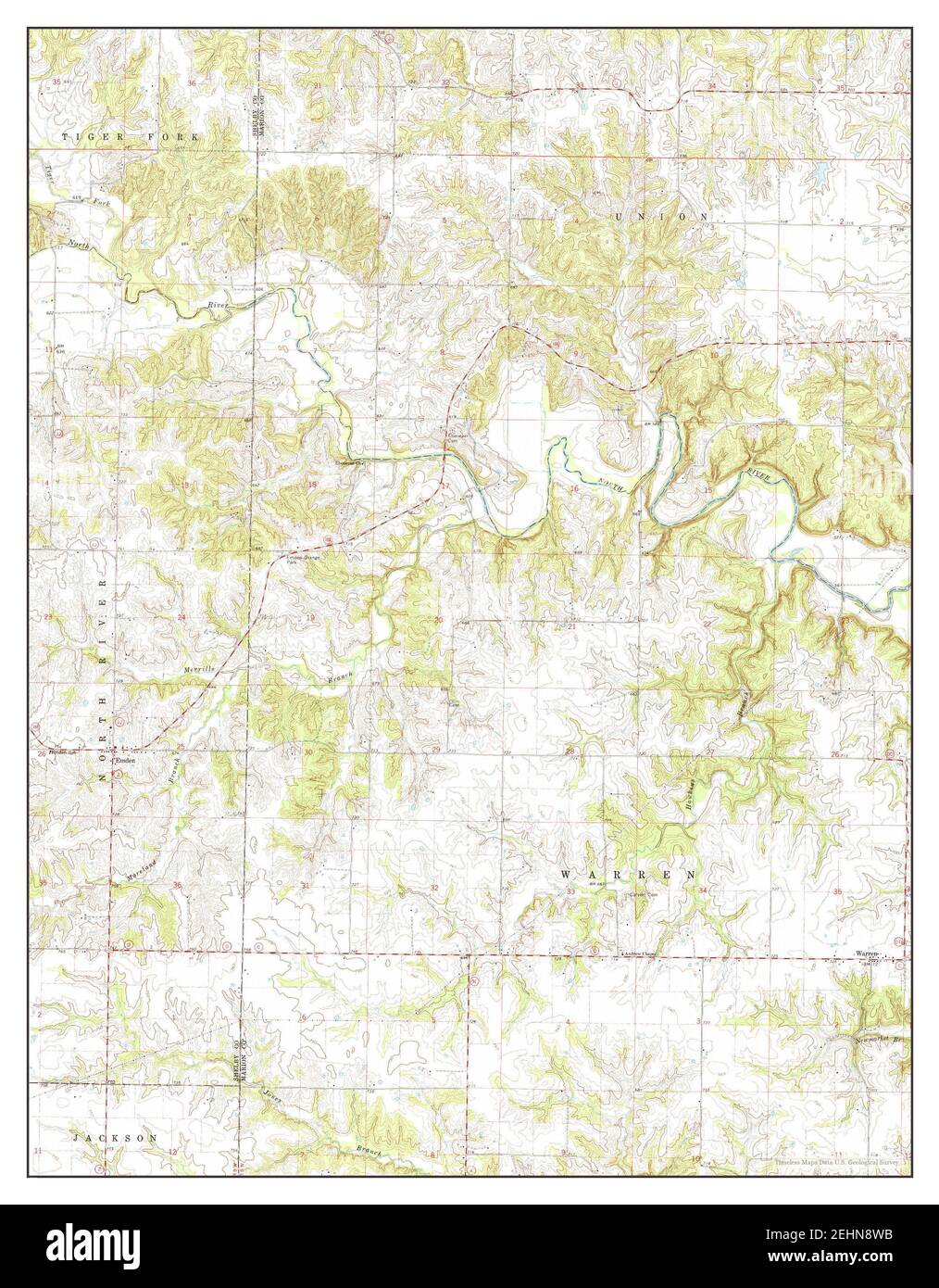 Emden, Missouri, map 1964, 1:24000, United States of America by ...