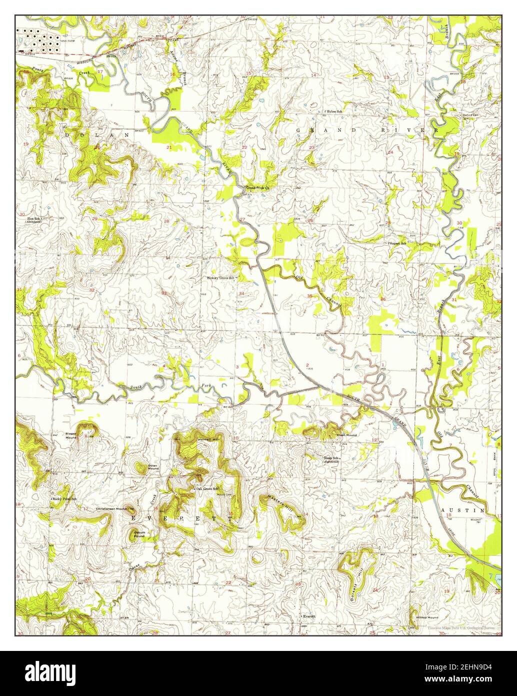 Map of everett hi-res stock photography and images - Alamy