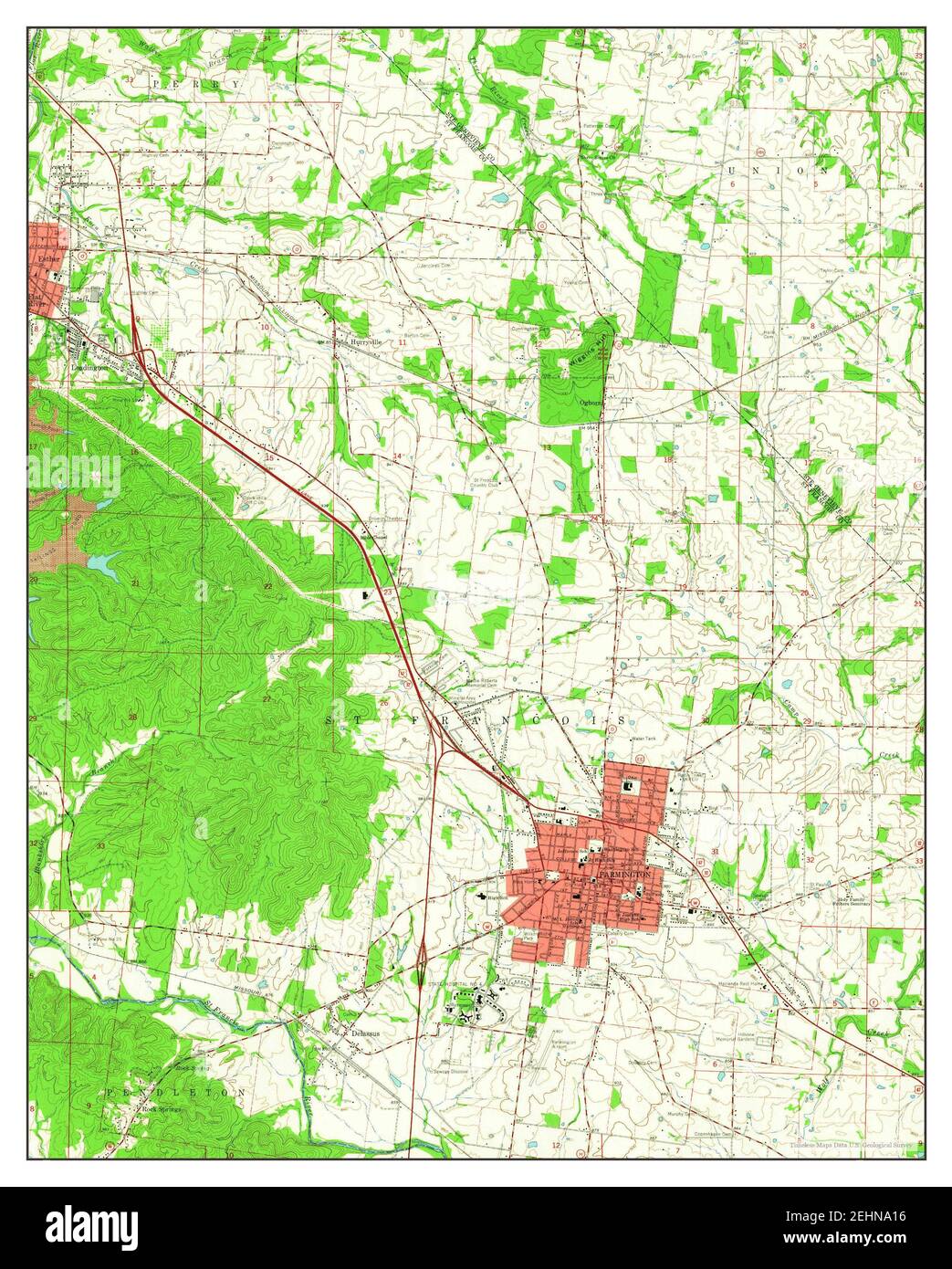 Farmington map Cut Out Stock Images & Pictures - Alamy