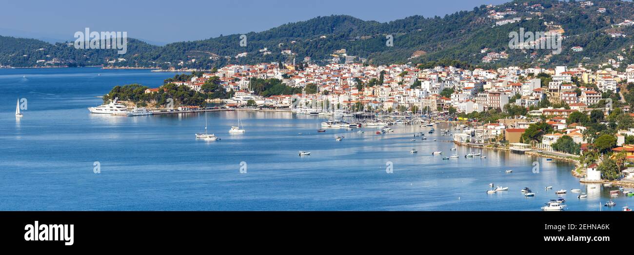 Skiathos port hi-res stock photography and images - Alamy
