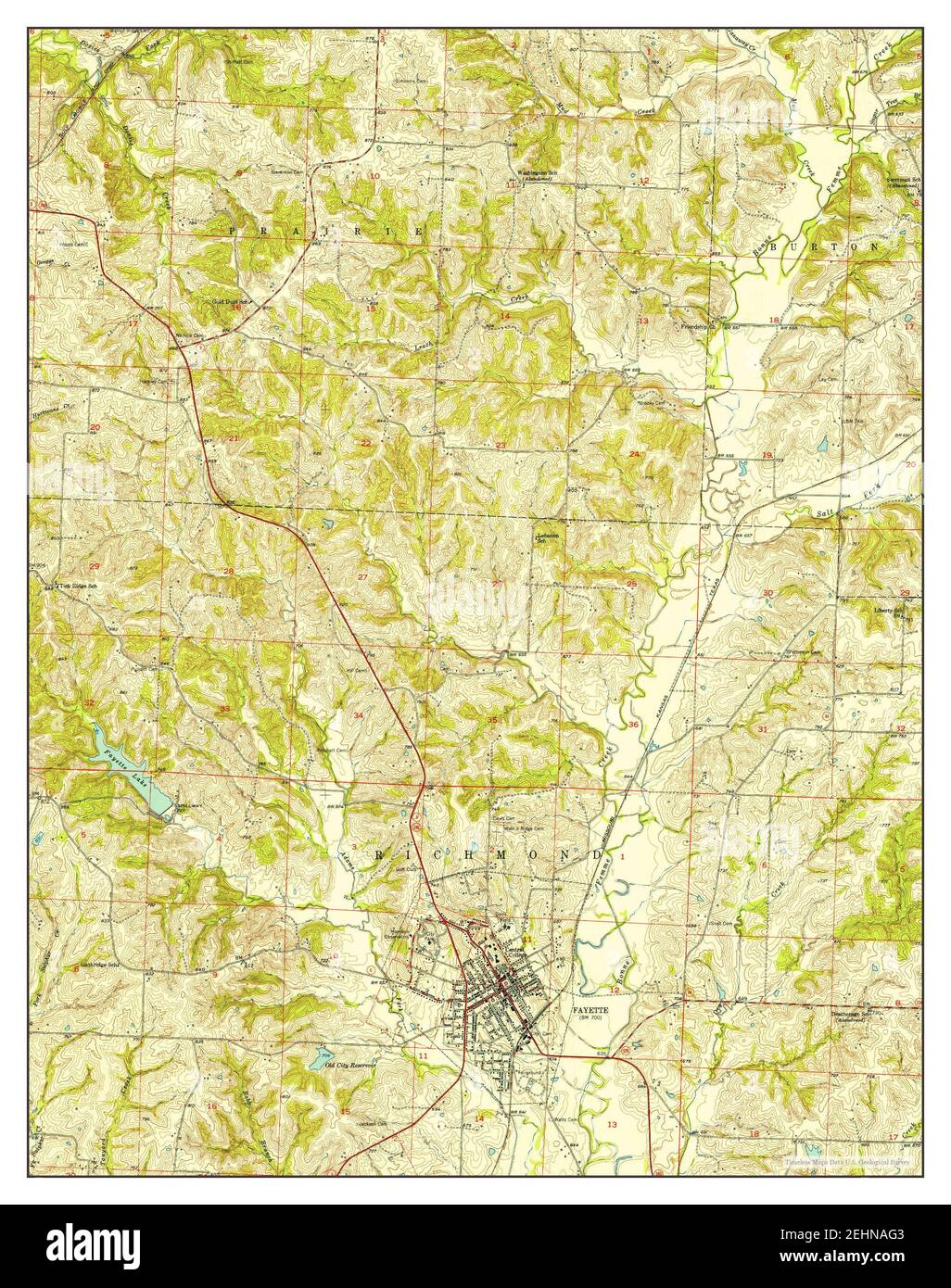 Fayette map hi-res stock photography and images - Alamy