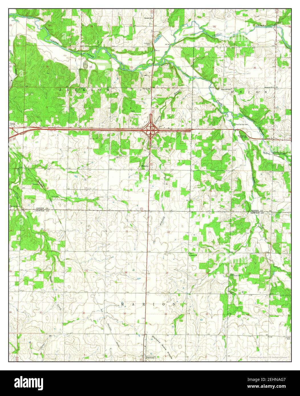 Fidelity, Missouri, map 1963, 1:24000, United States of America by ...