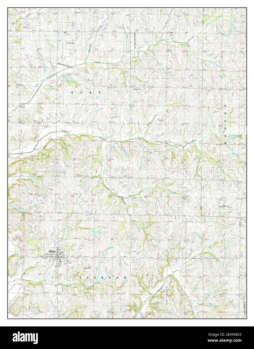 Map of fillmore hi-res stock photography and images - Alamy