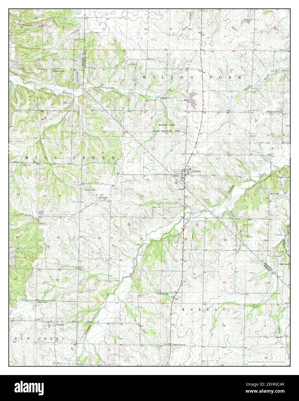 Map of fortuna hi-res stock photography and images - Alamy