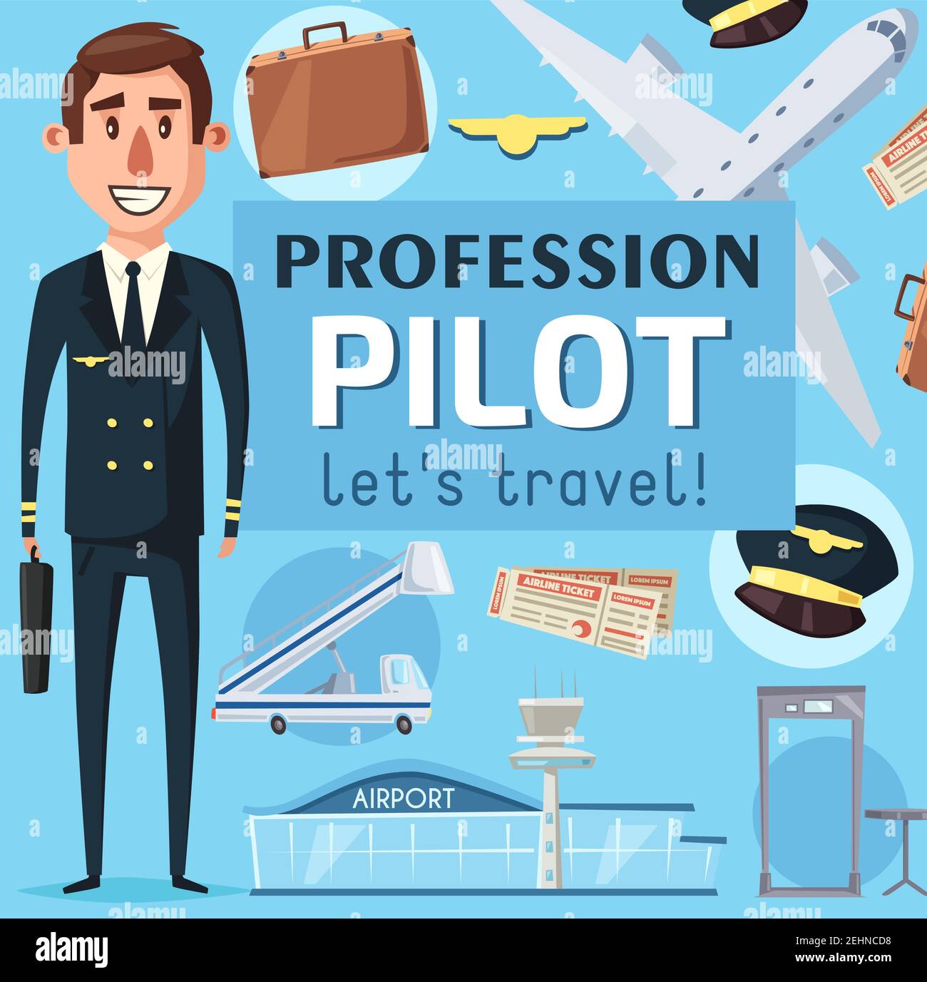 Boarding gangway Stock Vector Images - Alamy