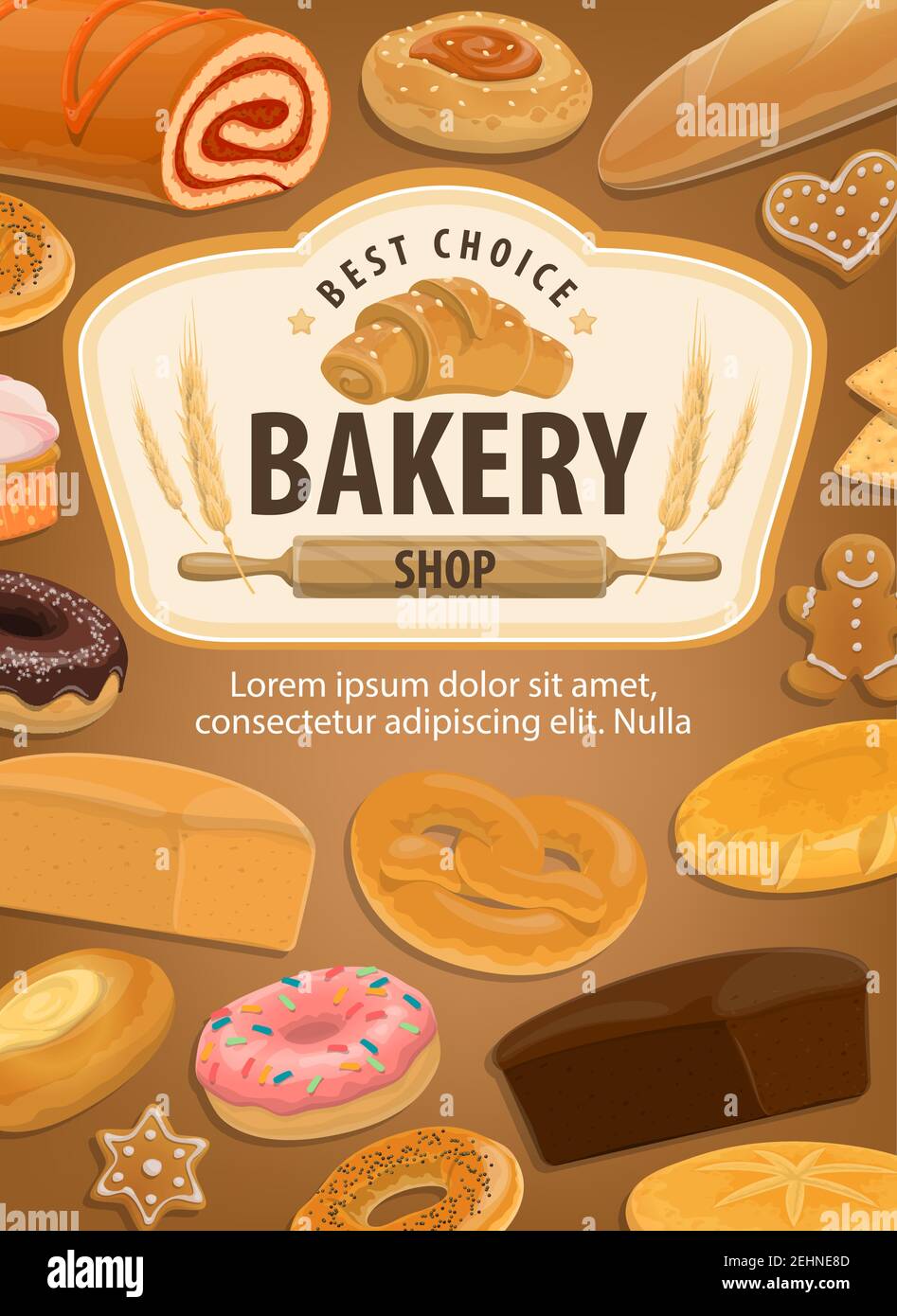 Rye cookie Stock Vector Images - Alamy