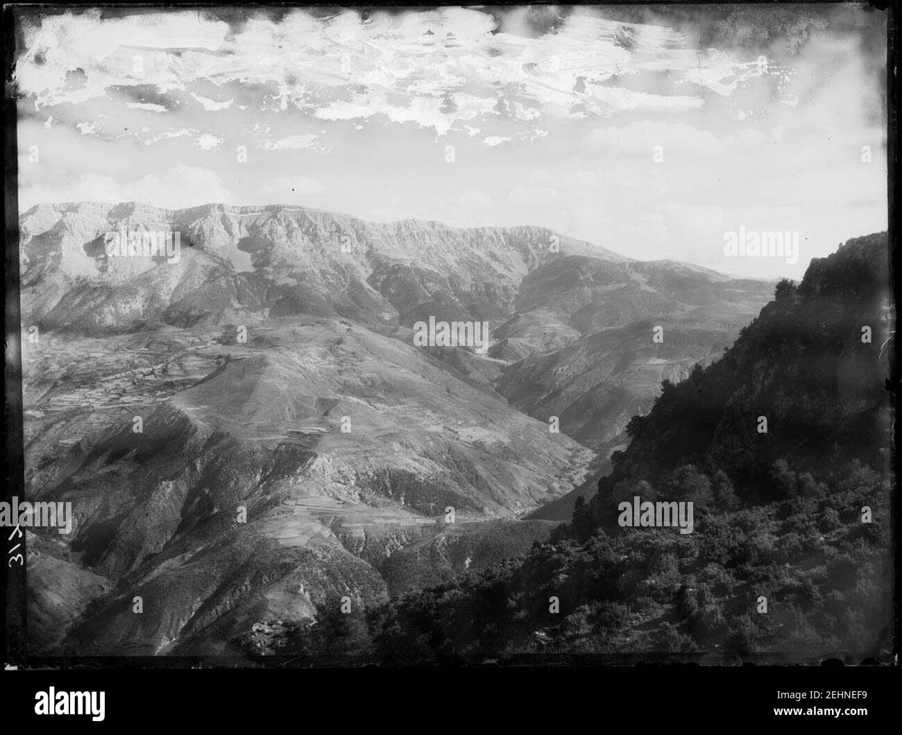 Part occidental de la Serra del Cadí des del Coll de Jou de Castellnou ...