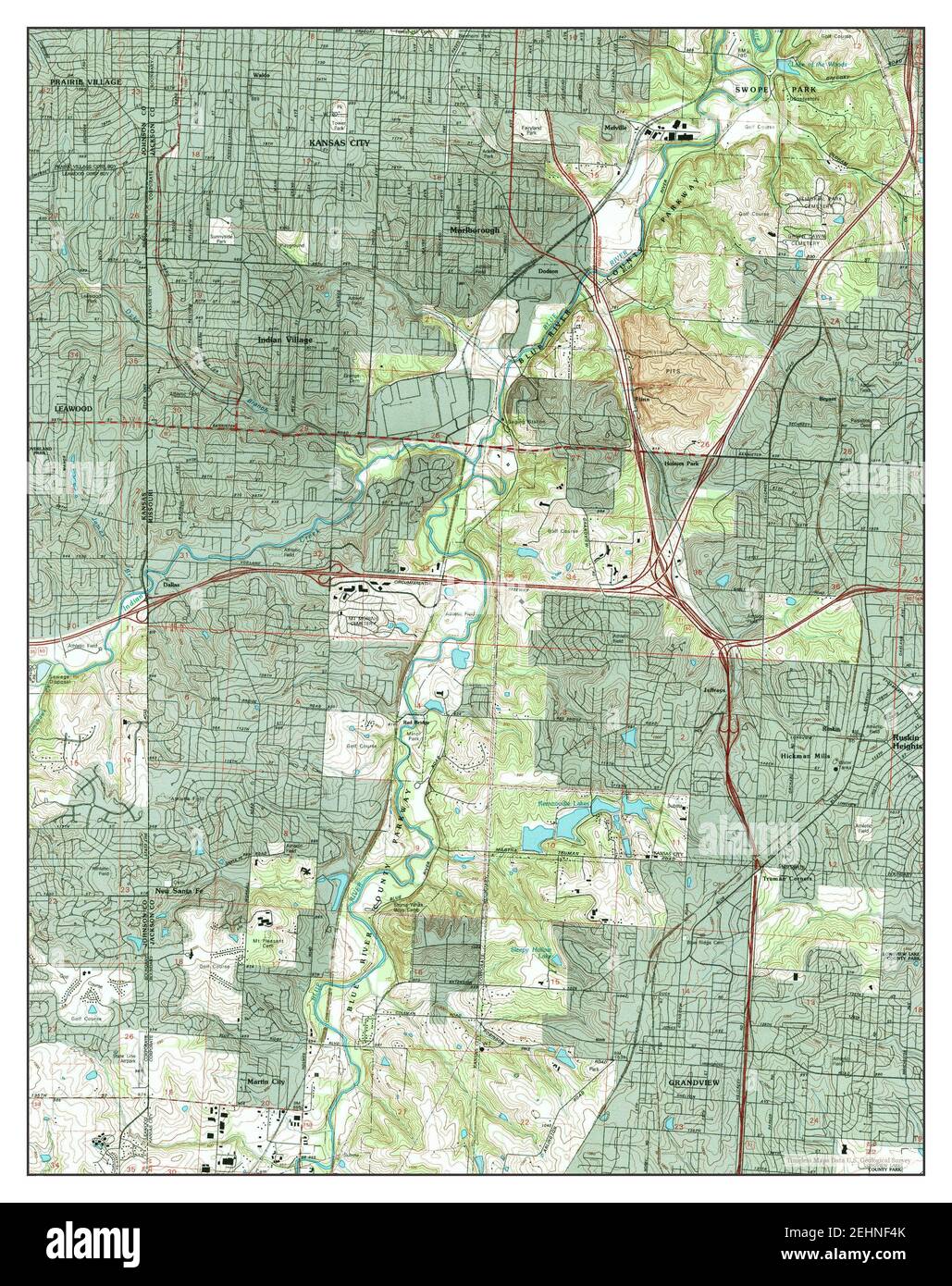 Grandview, Missouri, map 1991, 1:24000, United States of America by ...