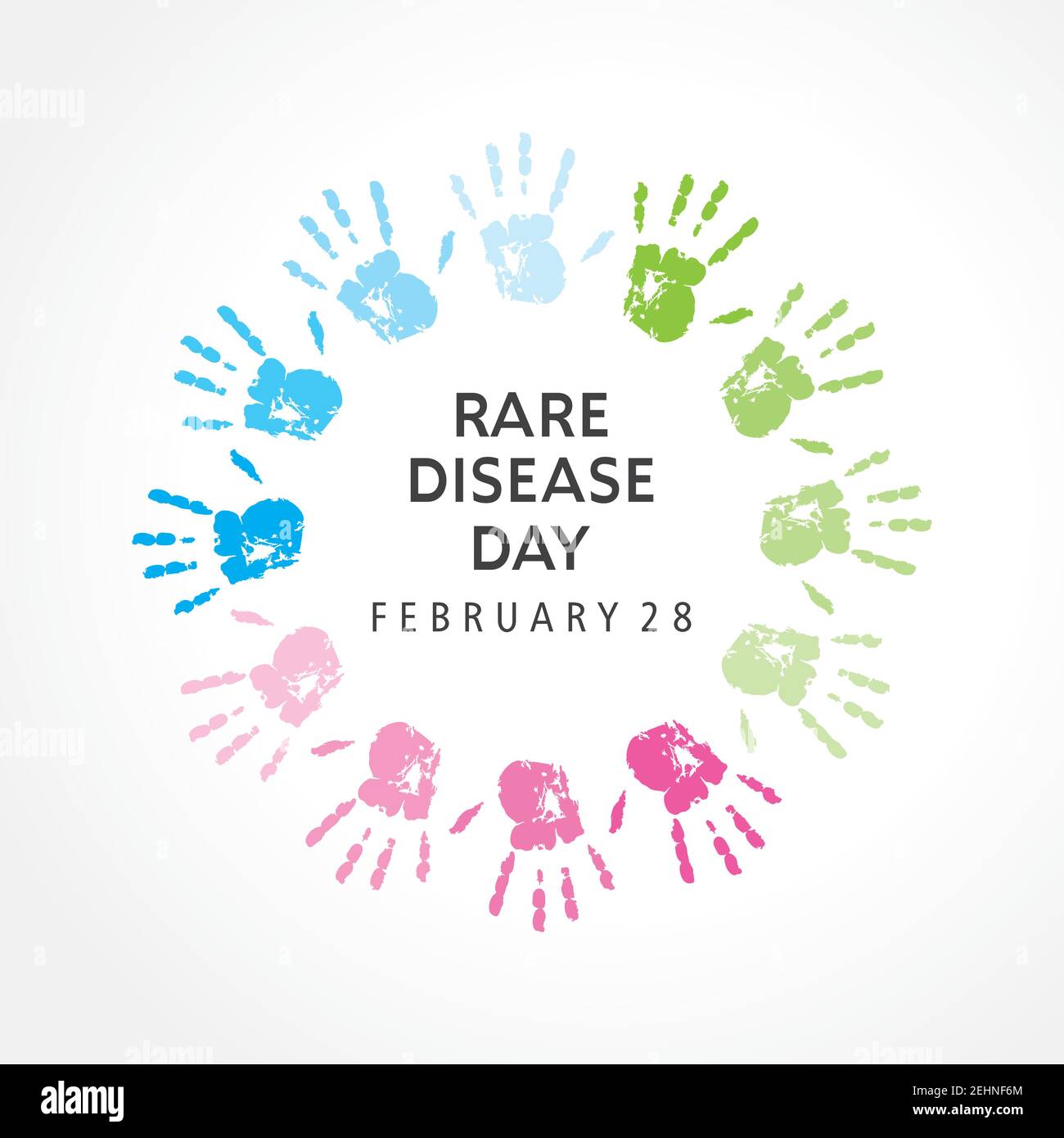 Illustration Of Rare Disease Day observed on February 28 Stock Vector ...