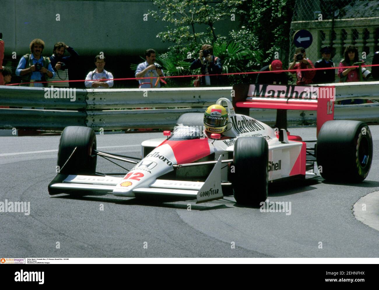 Ayrton senna monaco hi-res stock photography and images - Alamy