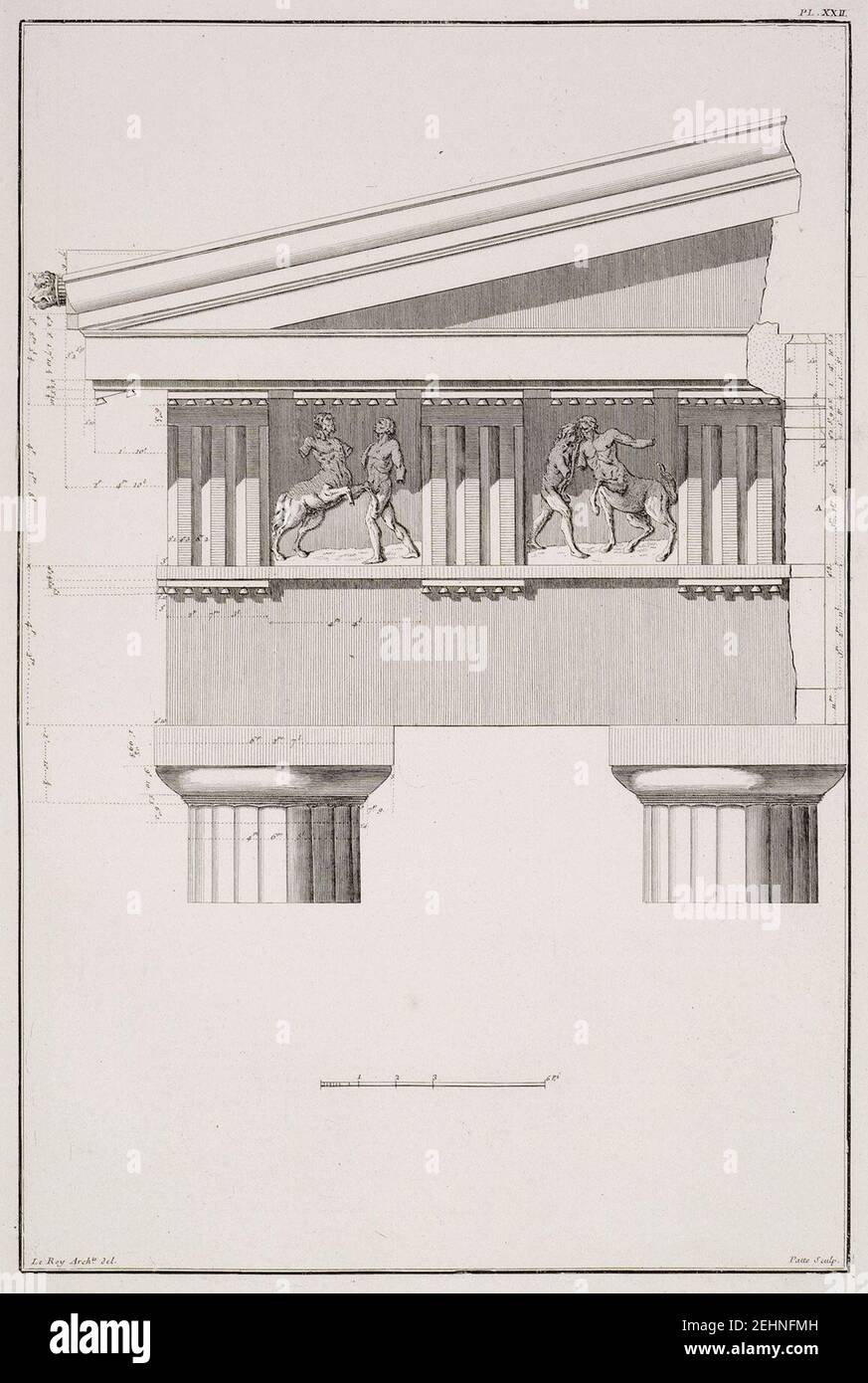 David le roy parthenon hi-res stock photography and images - Alamy