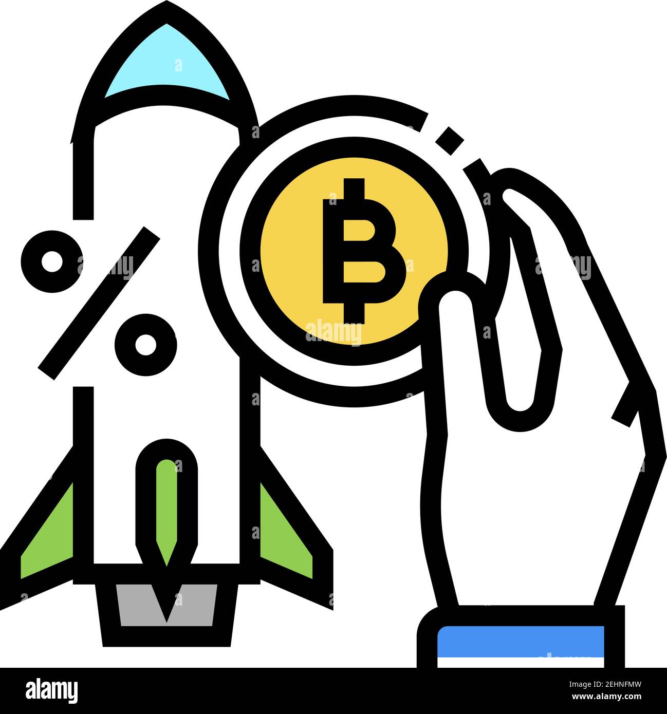 Successful start ico icon hi-res stock photography and images - Alamy