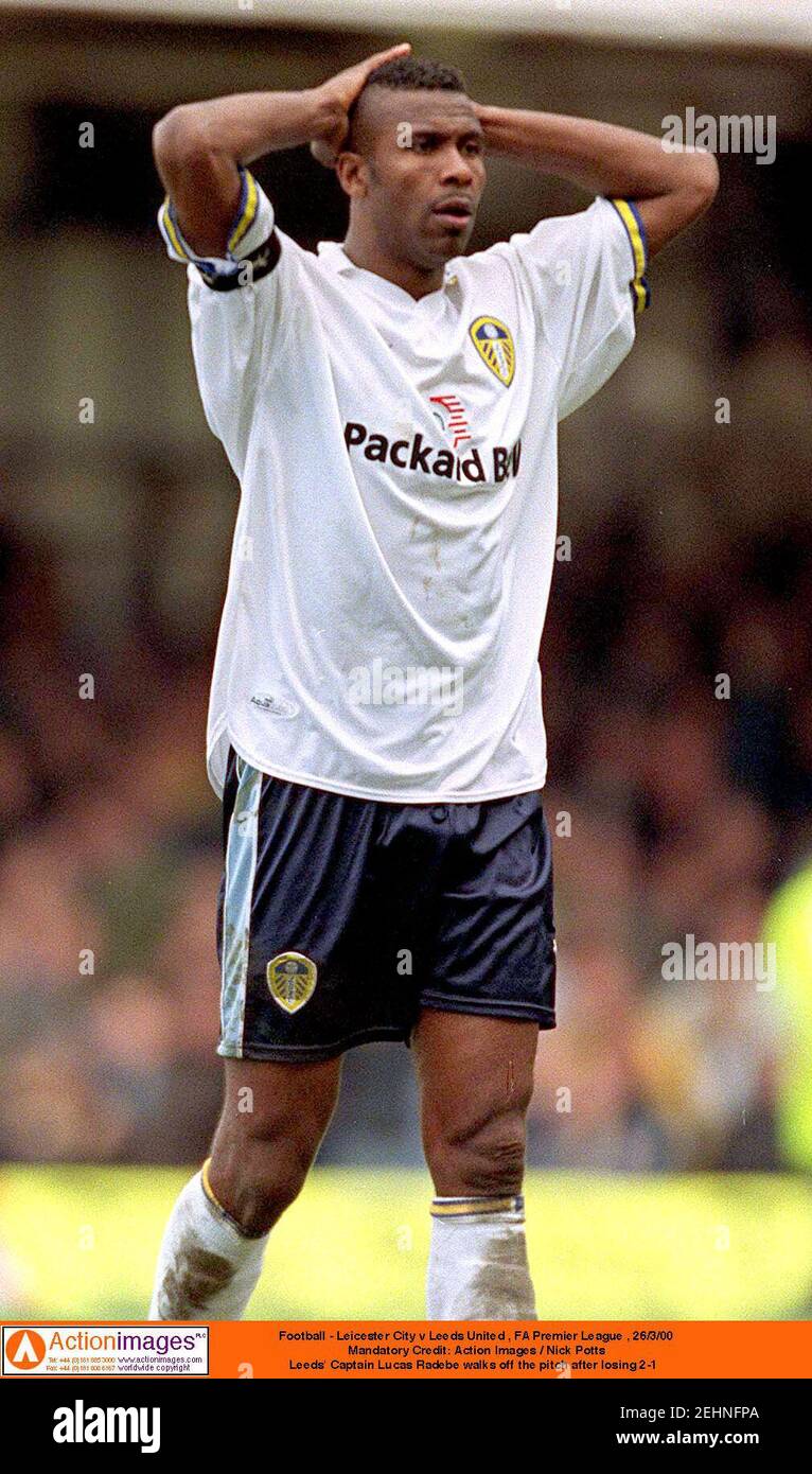 Leeds United Captain Lucas Radebe High Resolution Stock Photography and ...