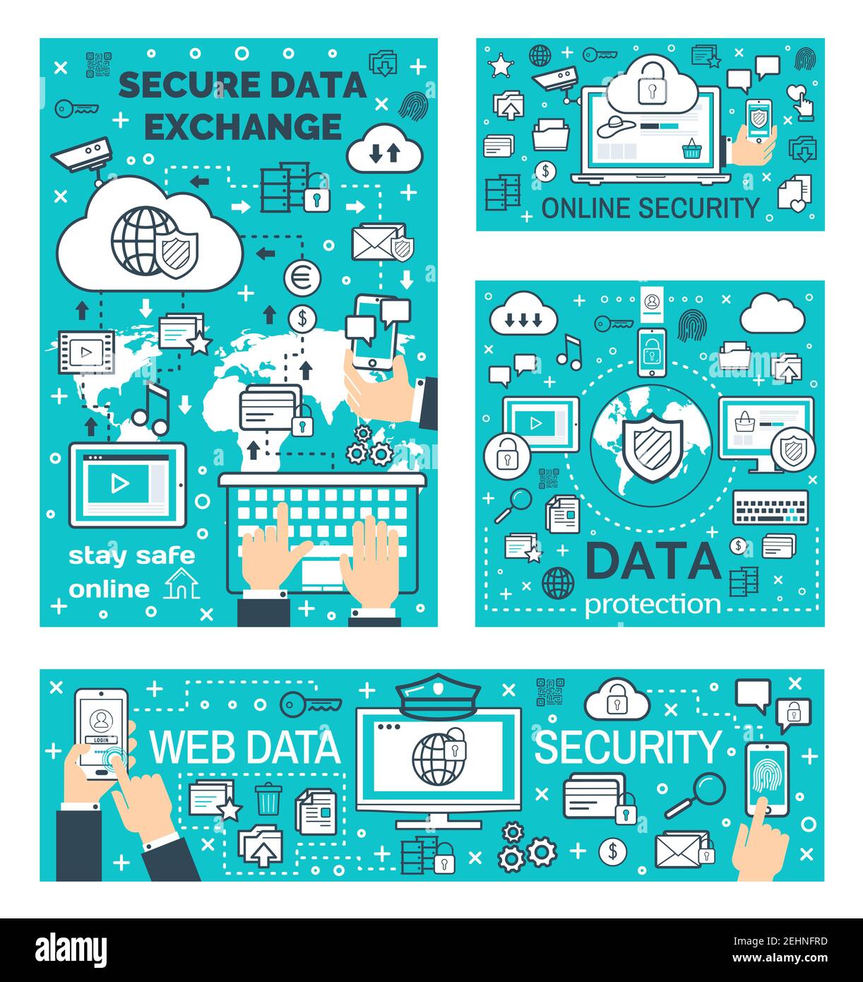 Online privacy camera Stock Vector Images - Alamy