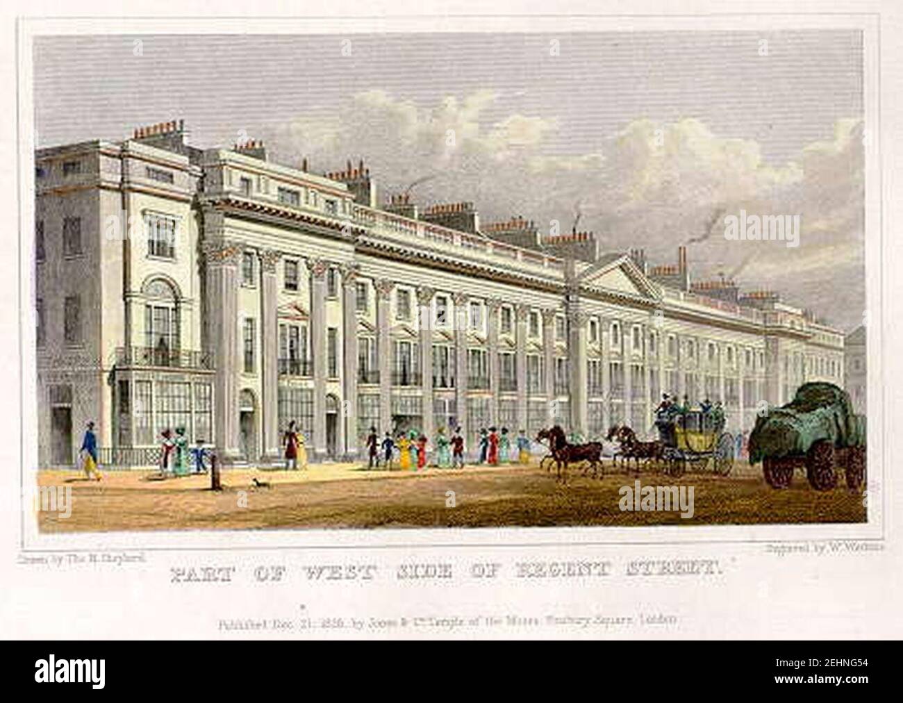 Part of the west side of Regent St from Shepherd's views of London ...