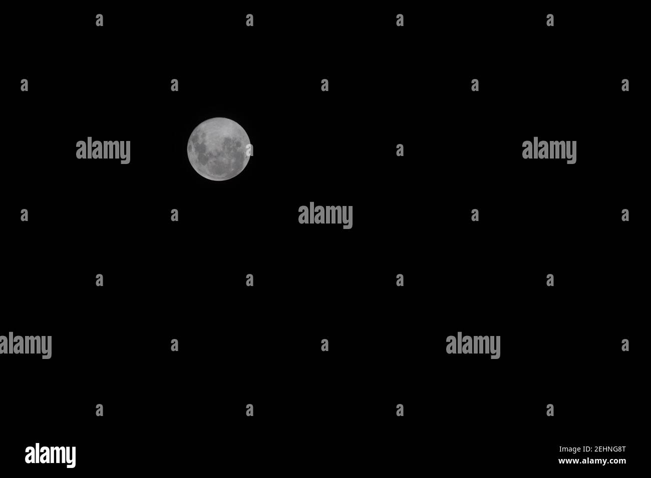 Full moon on a cloudless night Stock Photo - Alamy