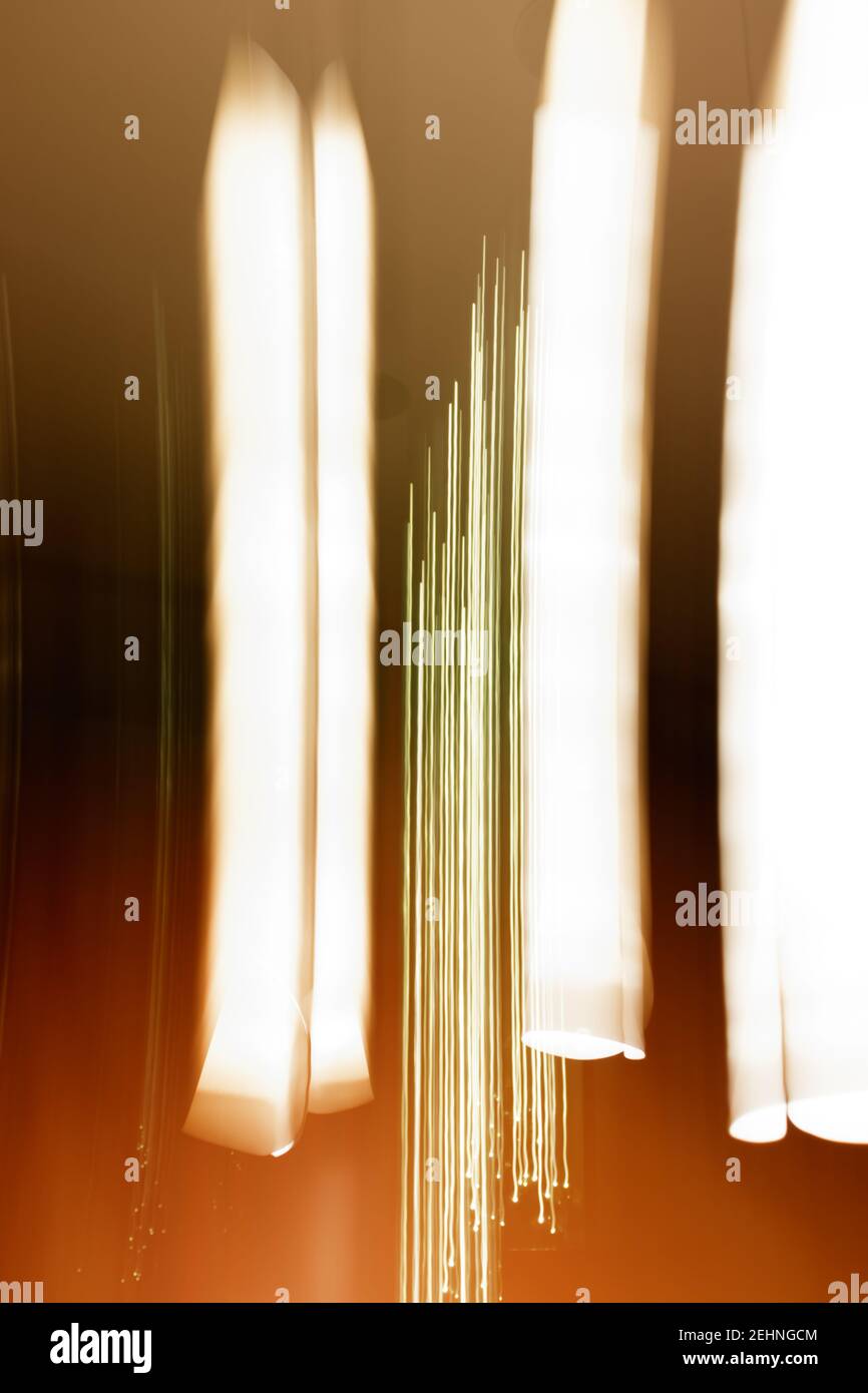 Artistic long exposure light effects, series, interior Stock Photo - Alamy