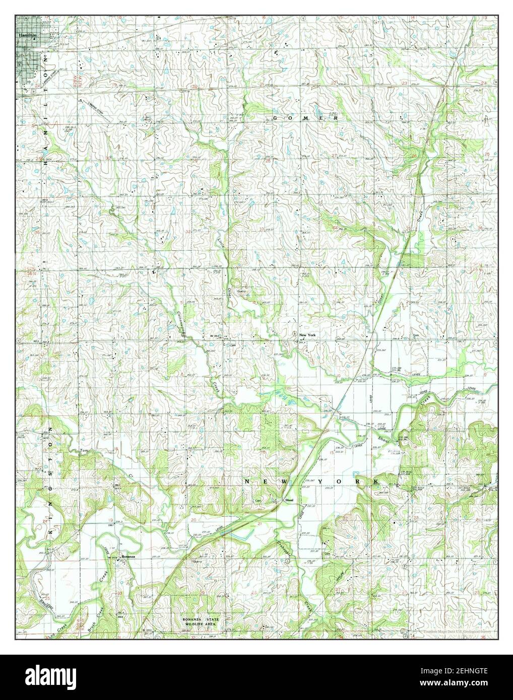 Hamilton missouri map Cut Out Stock Images & Pictures - Alamy