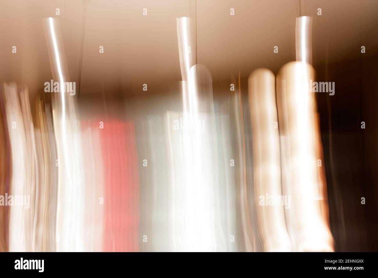 Artistic long exposure light effects, series, interior Stock Photo - Alamy