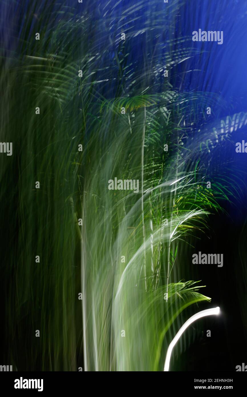 Artistic long exposure light effects, series, interior Stock Photo - Alamy