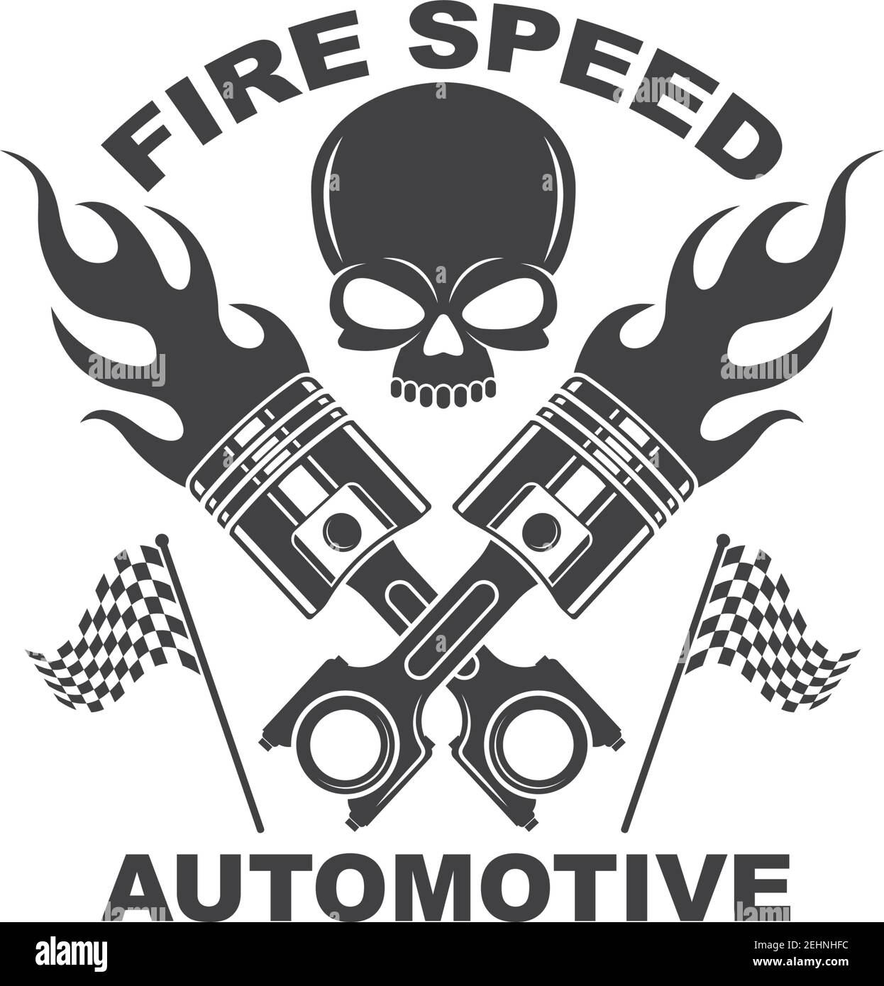 Fire pistons Stock Vector Images - Alamy