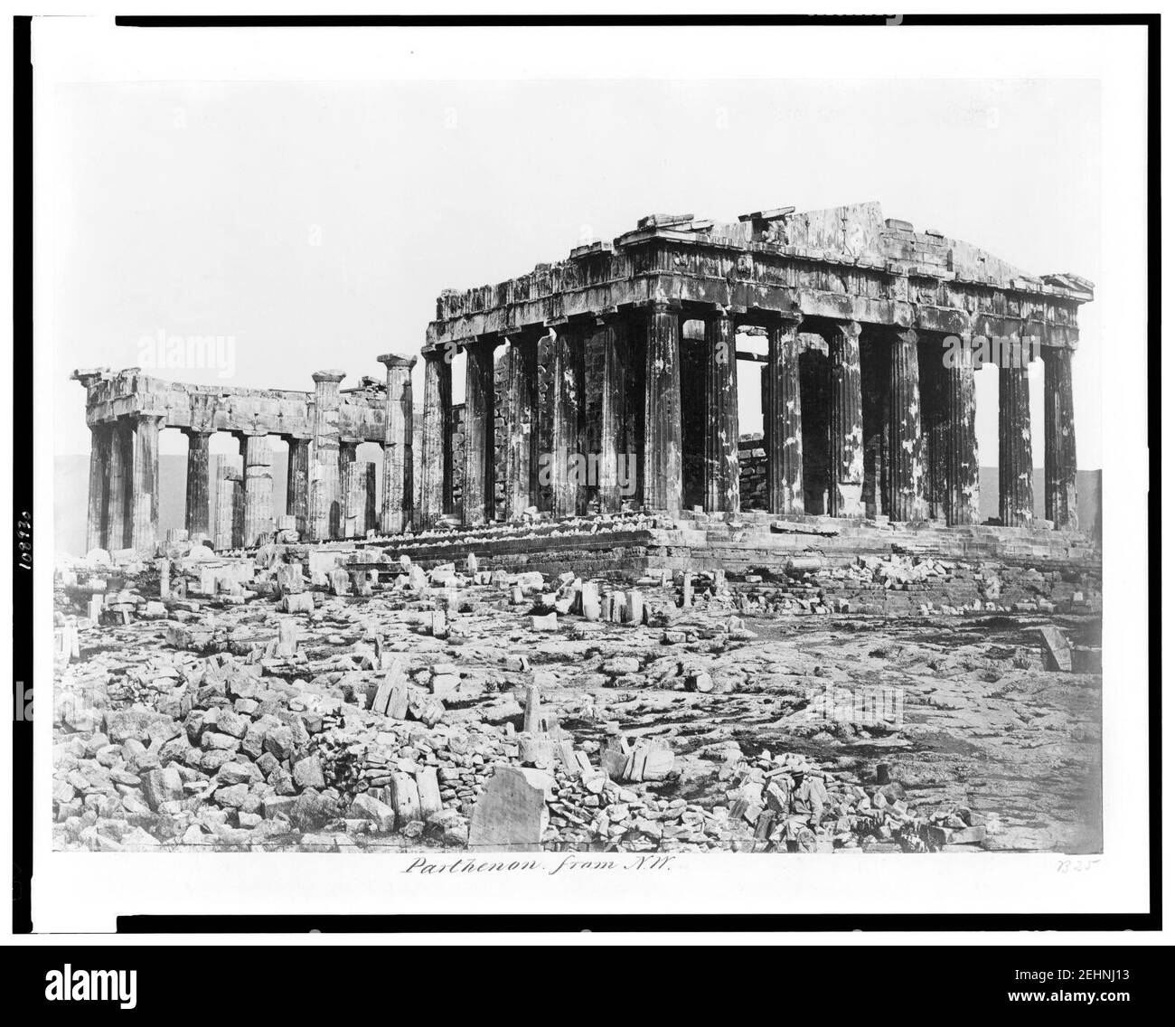 Parthenon from n.w Stock Photo - Alamy