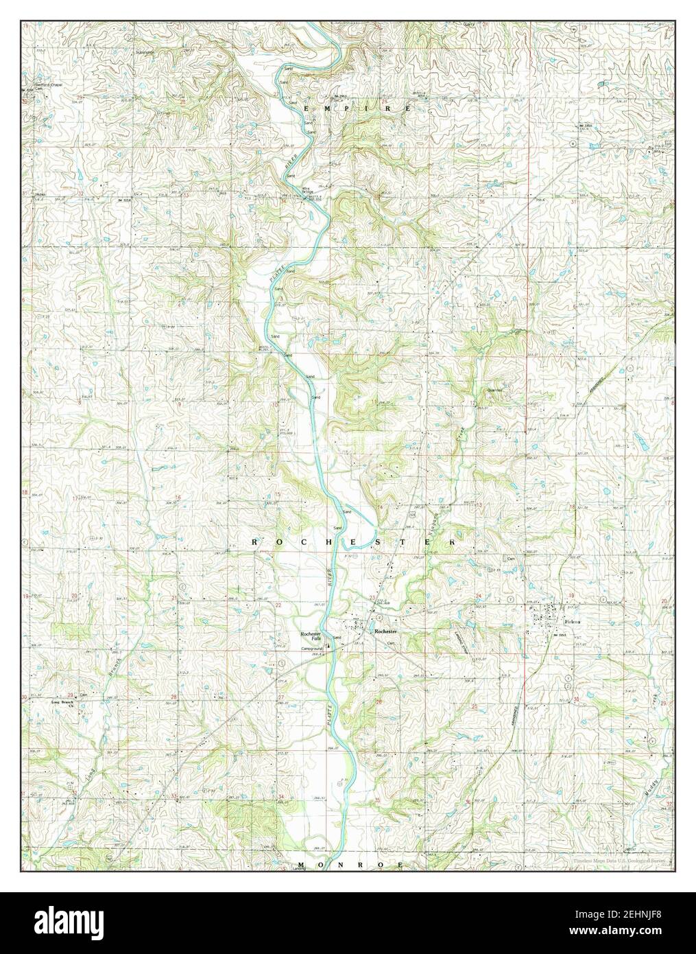 Old map of helena Cut Out Stock Images & Pictures - Alamy
