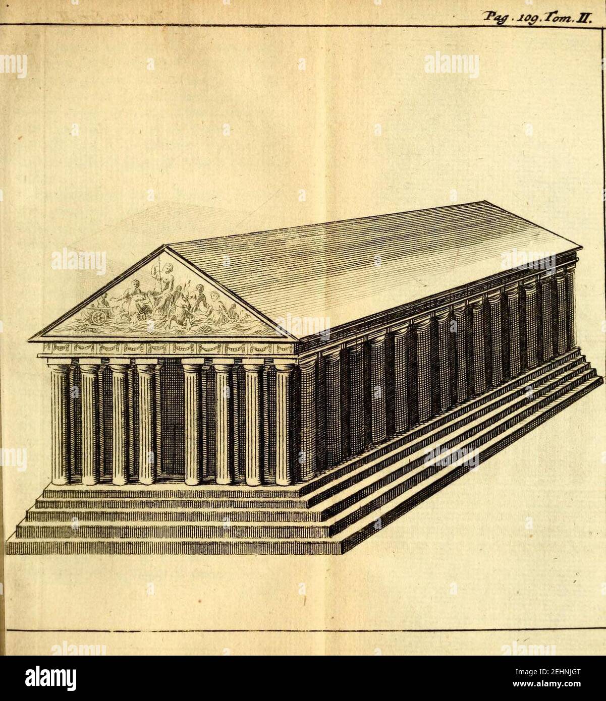 Parthenon, J.Spon & G.Wheler 1679 Stock Photo - Alamy